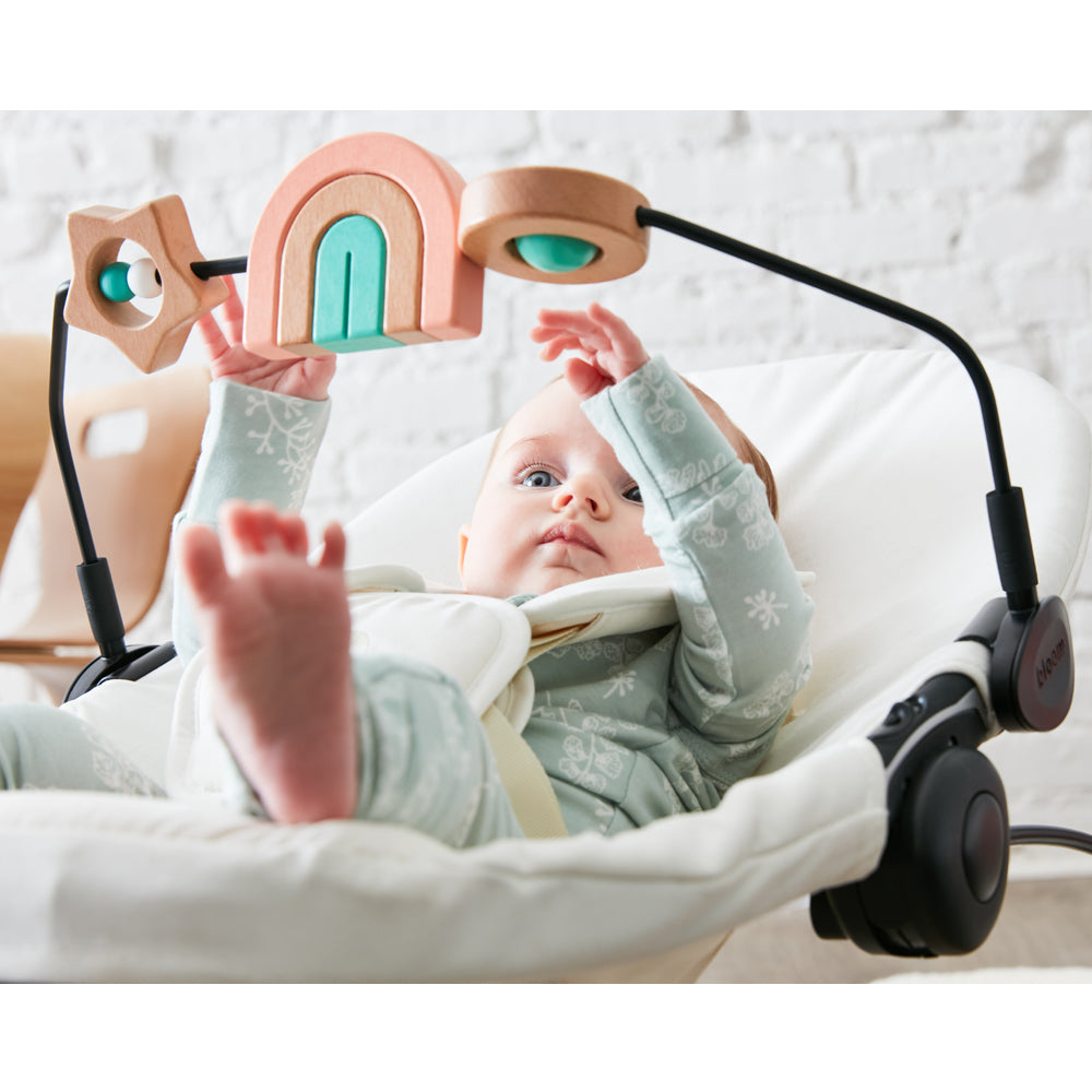 Bjorn Bouncer Toy Bar Toy Bar Attachment - Wooden Rotatable Sensory ...